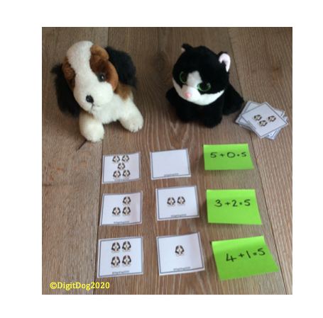 Calculating with target boards – Digit Dog Challenges