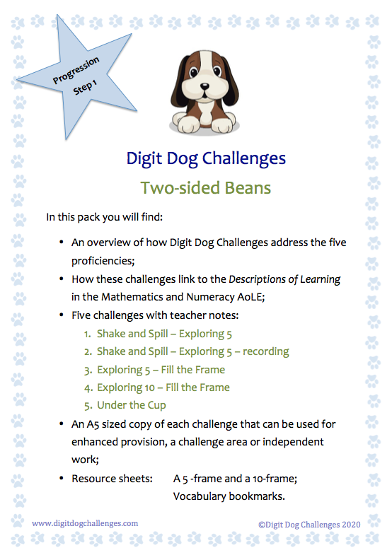 2-sided beans – Digit Dog Challenges